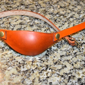 Slim Leather Eye Patch With Adjustable Buckle for Unisex - Will Work ...