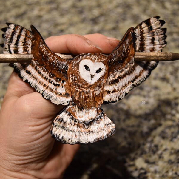 Owl Hair Clip - Etsy