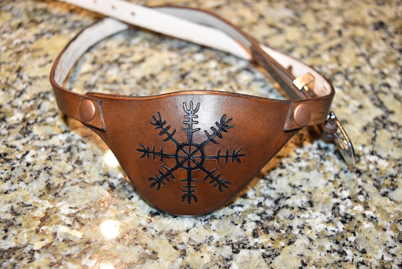 Leather Eye Patch Protection Norse Symbol With Adjustable | Etsy