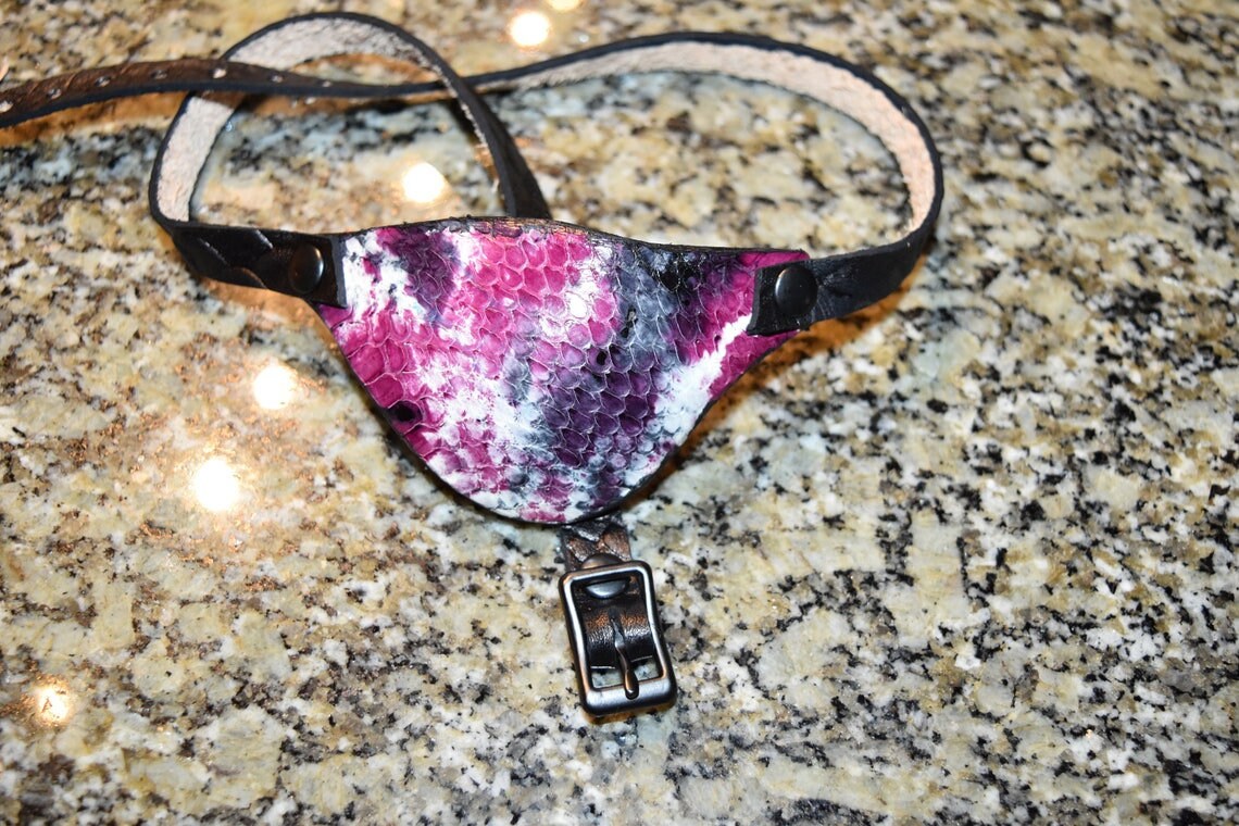 Dragon Scale Leather Eye Patch With Adjustable Buckle for Unisex -will ...