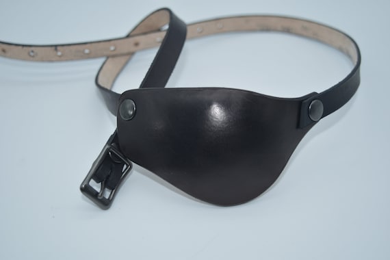 Ergonomic Leather Eye Patch With Adjustable Buckle Will Work - Etsy