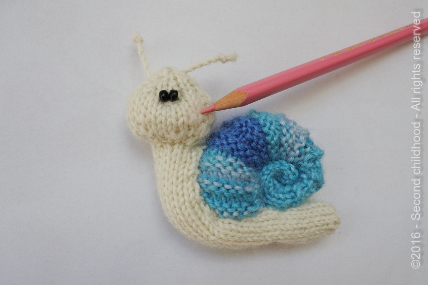 Snail Toy Knitting Pattern Knitted Snail PDF Pattern Instant - Etsy UK