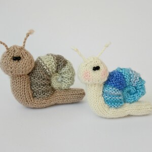 Snail Toy Knitting Pattern, Knitted Snail PDF Pattern, Instant Download ...