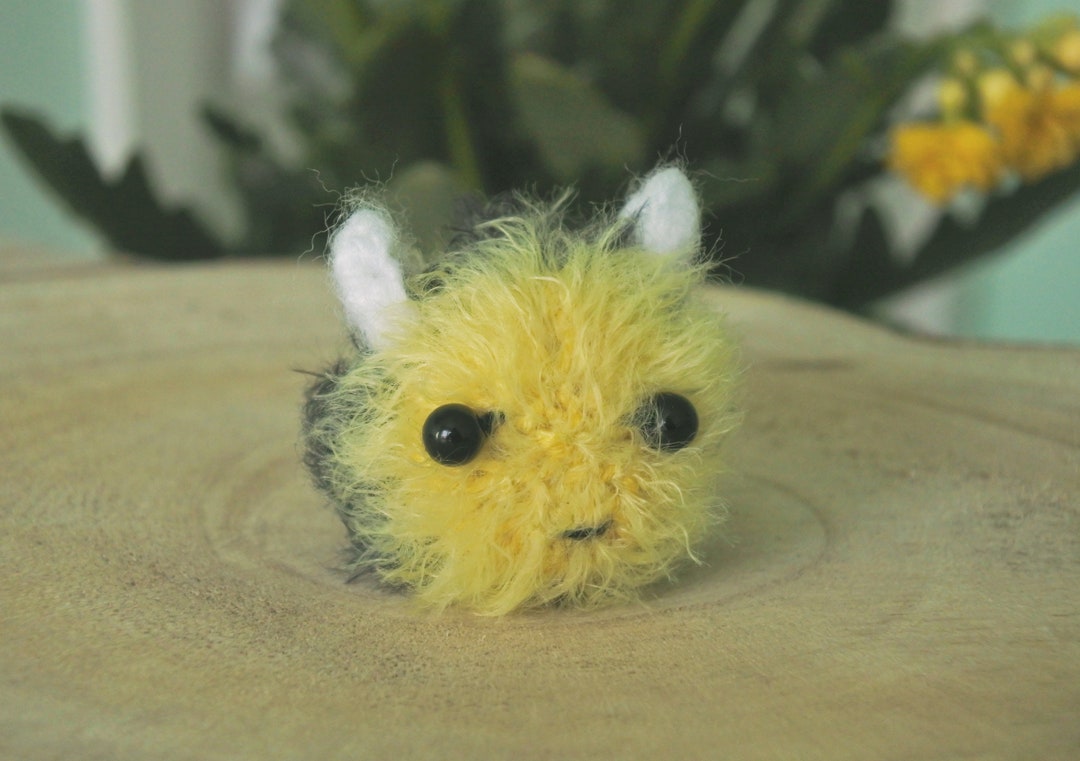 Miniature Plush Bee Stuffed Animal Student Gift Dollhouse Toy Kawaii ...