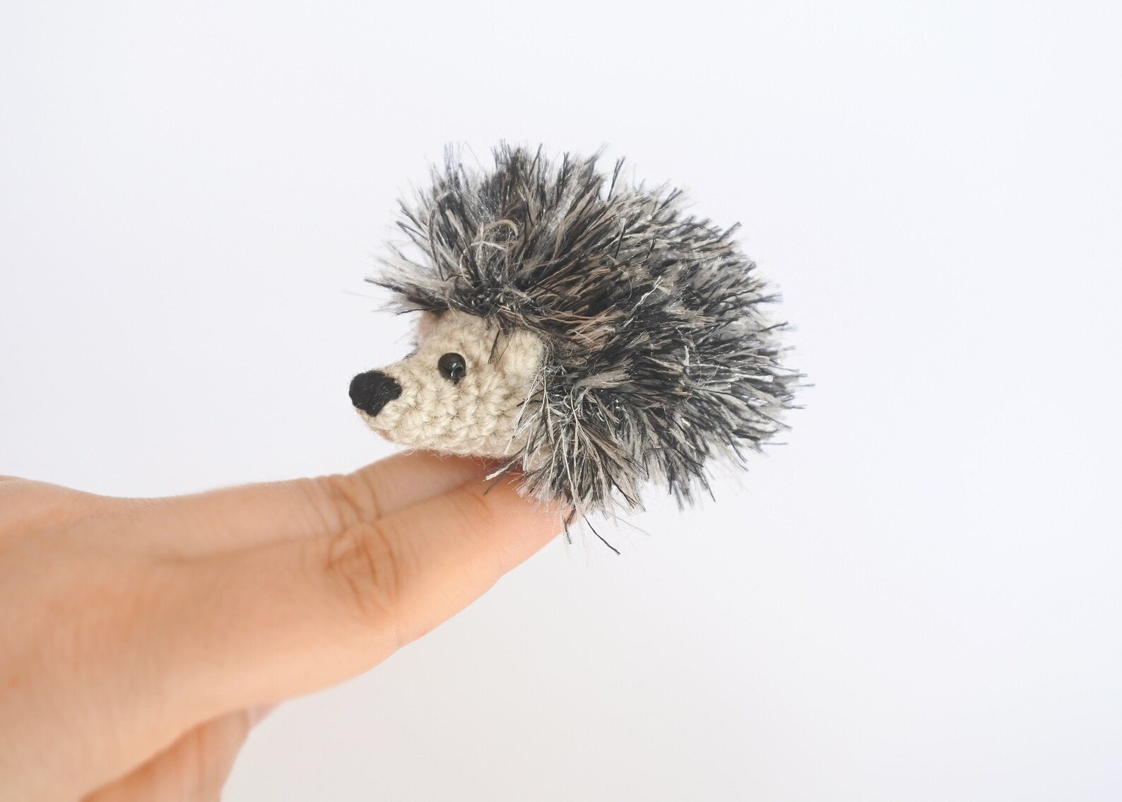 Miniature Hedgehog Amigurumi Dollhouse Toy Stuffed Hedgehog | Etsy