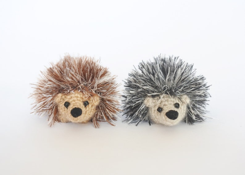 Miniature Hedgehog Amigurumi Dollhouse Toy Stuffed Hedgehog | Etsy