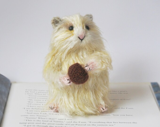 Hamster Stuffed Animal Cute Realistic Animal Lover Gift - Etsy