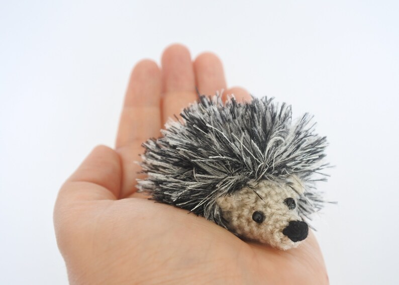 Miniature Hedgehog Amigurumi Dollhouse Toy Stuffed Hedgehog | Etsy