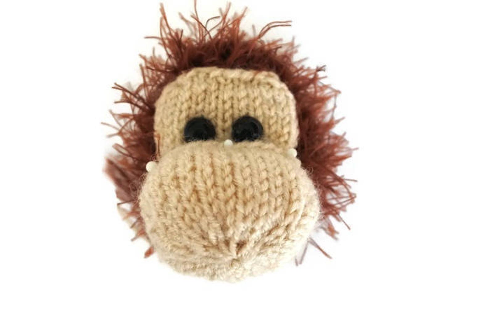 Cuddly Monkey Knitting Pattern / Hand Knit Toy Pattern / - Etsy
