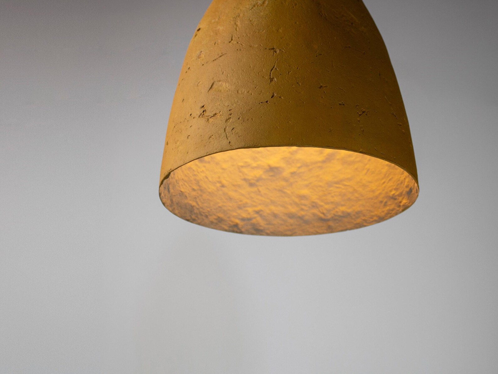 Night Light Conica Medium, Bedside Lamp, Hanging Lamp From Papier Mache ...