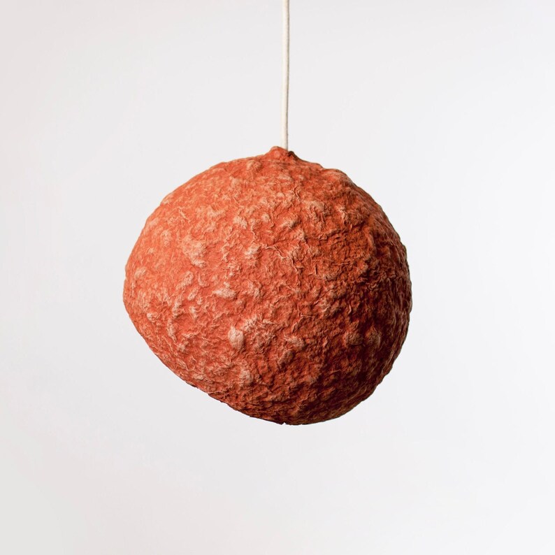 Nursery Lamp From Paper Mache, Small Nursery Night Light - Globe Mini ...