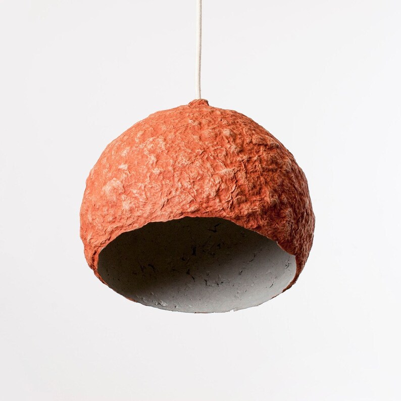 Nursery Lamp From Paper Mache, Small Nursery Night Light - Globe Mini ...