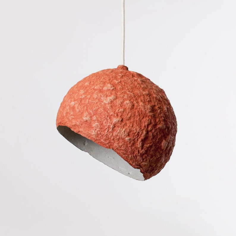Nursery Lamp From Paper Mache, Small Nursery Night Light - Globe Mini ...