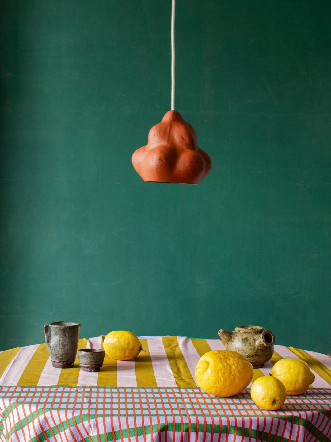 Paper Mache Pendant Lamp, Night Light Lamp for Kids Sensi Mini Red - Etsy