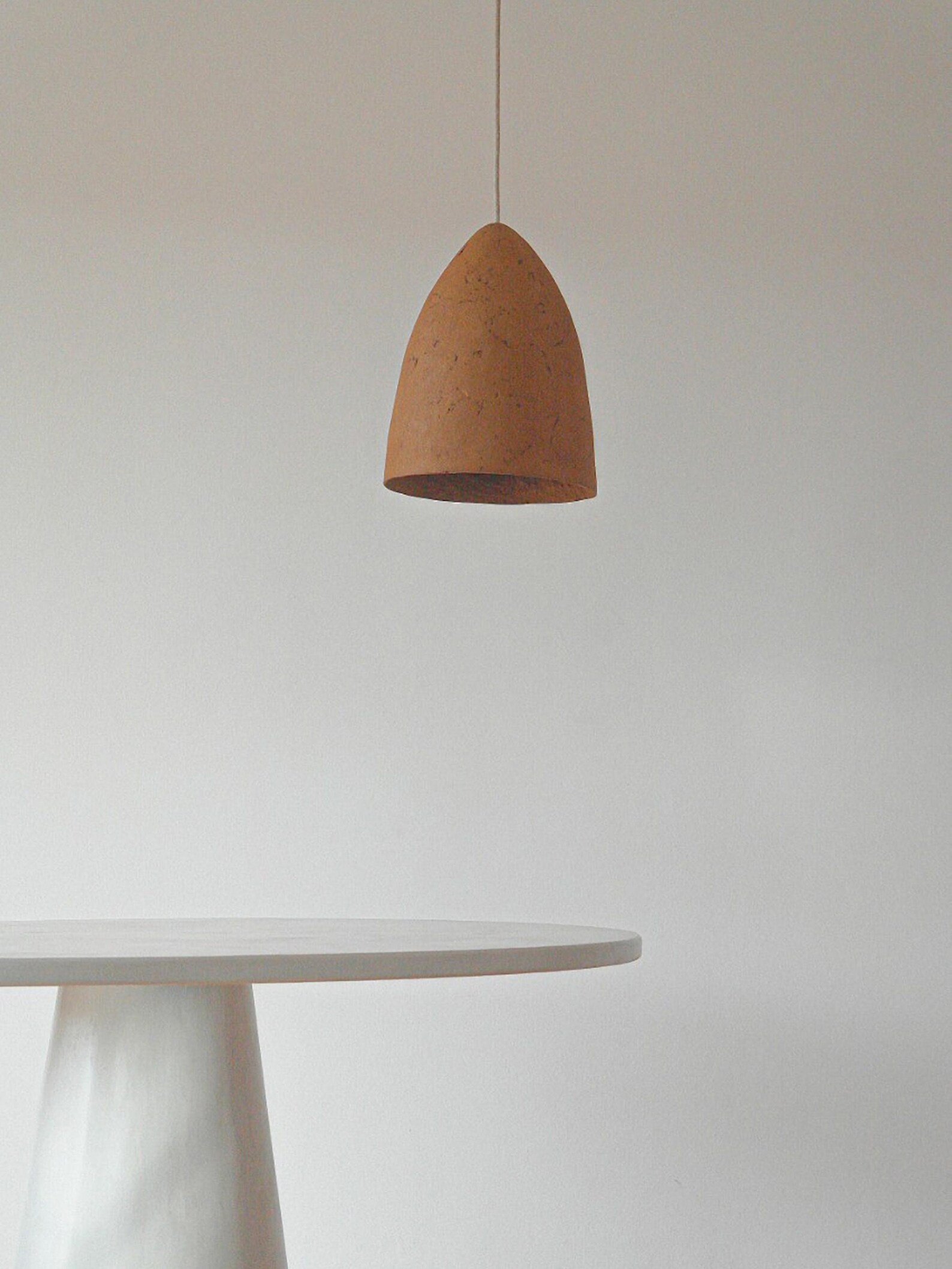 Night Light Conica Medium, Bedside Lamp, Hanging Lamp From Papier Mache ...
