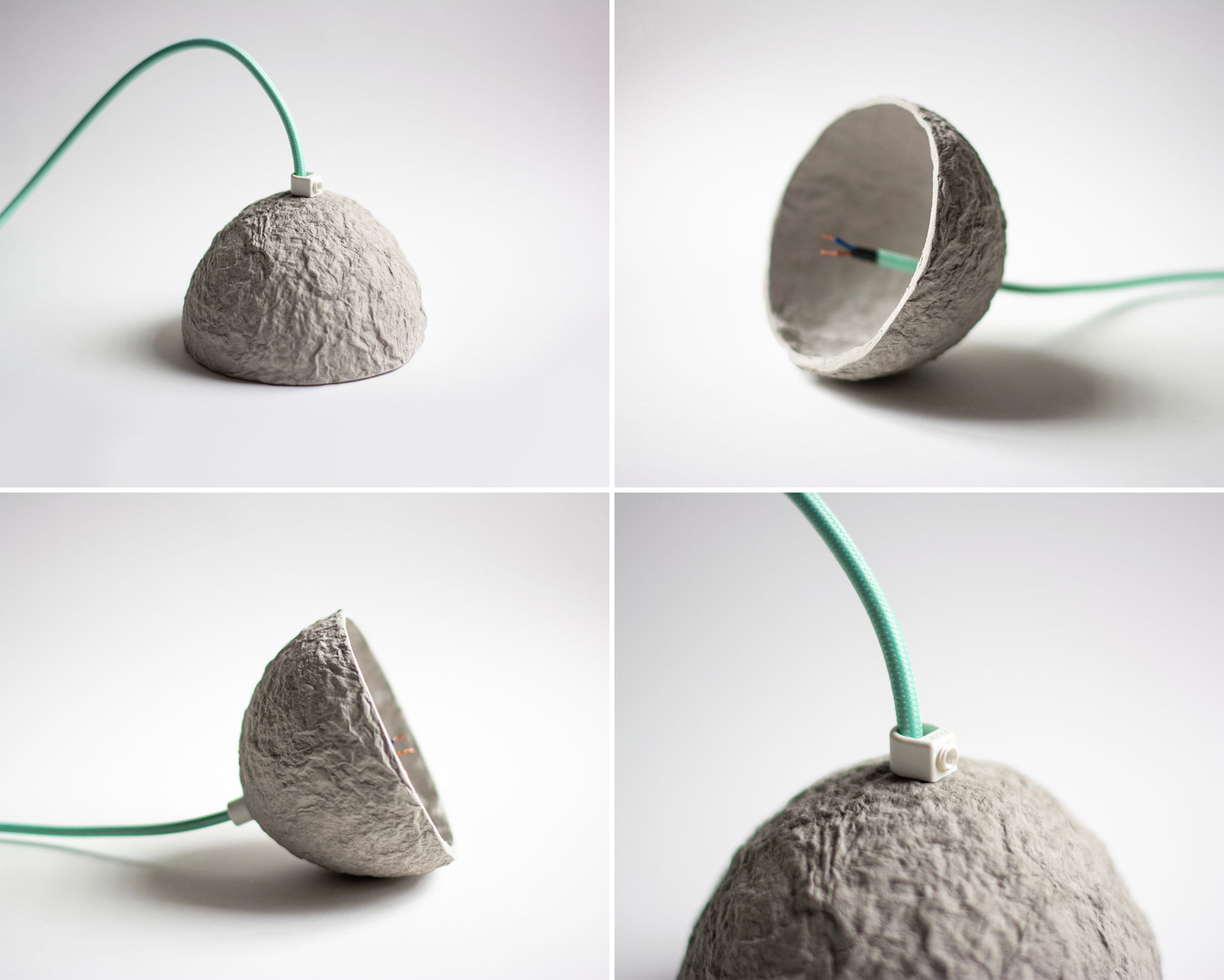 Industrial Lamp From Paper Pulp, Farmfouse Rustic Lighting, Rustic ...