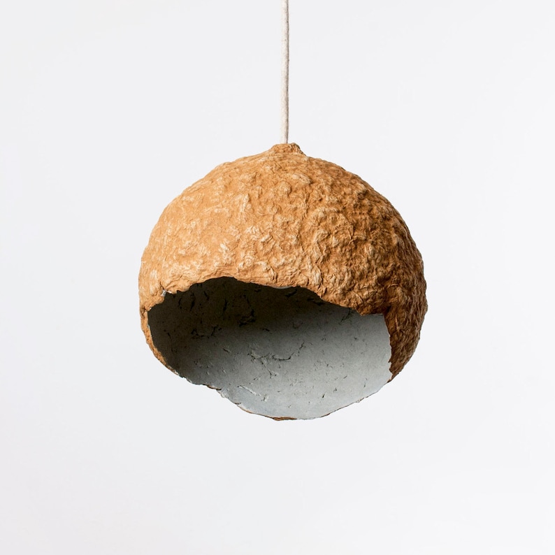 Small Nursery Night Light From Paper Mache Small Baby Lamp - Etsy
