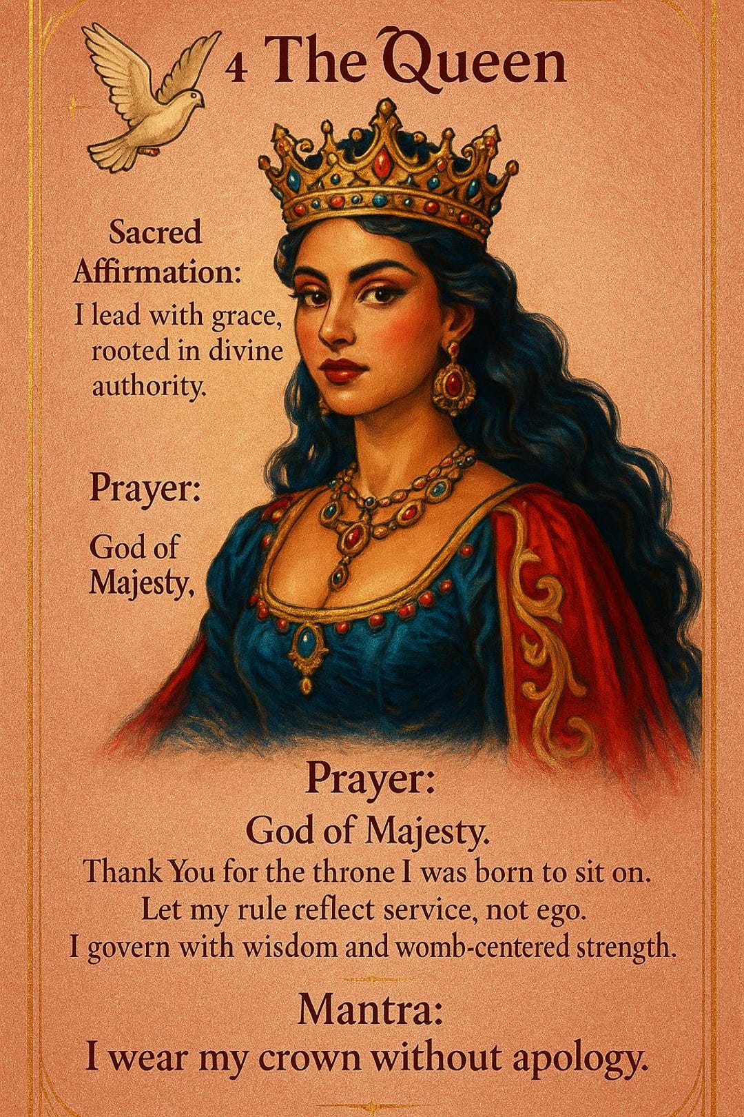 Set of 10 - Divine Feminine Archetype Prayer Cards: Sacred Affirmations ...