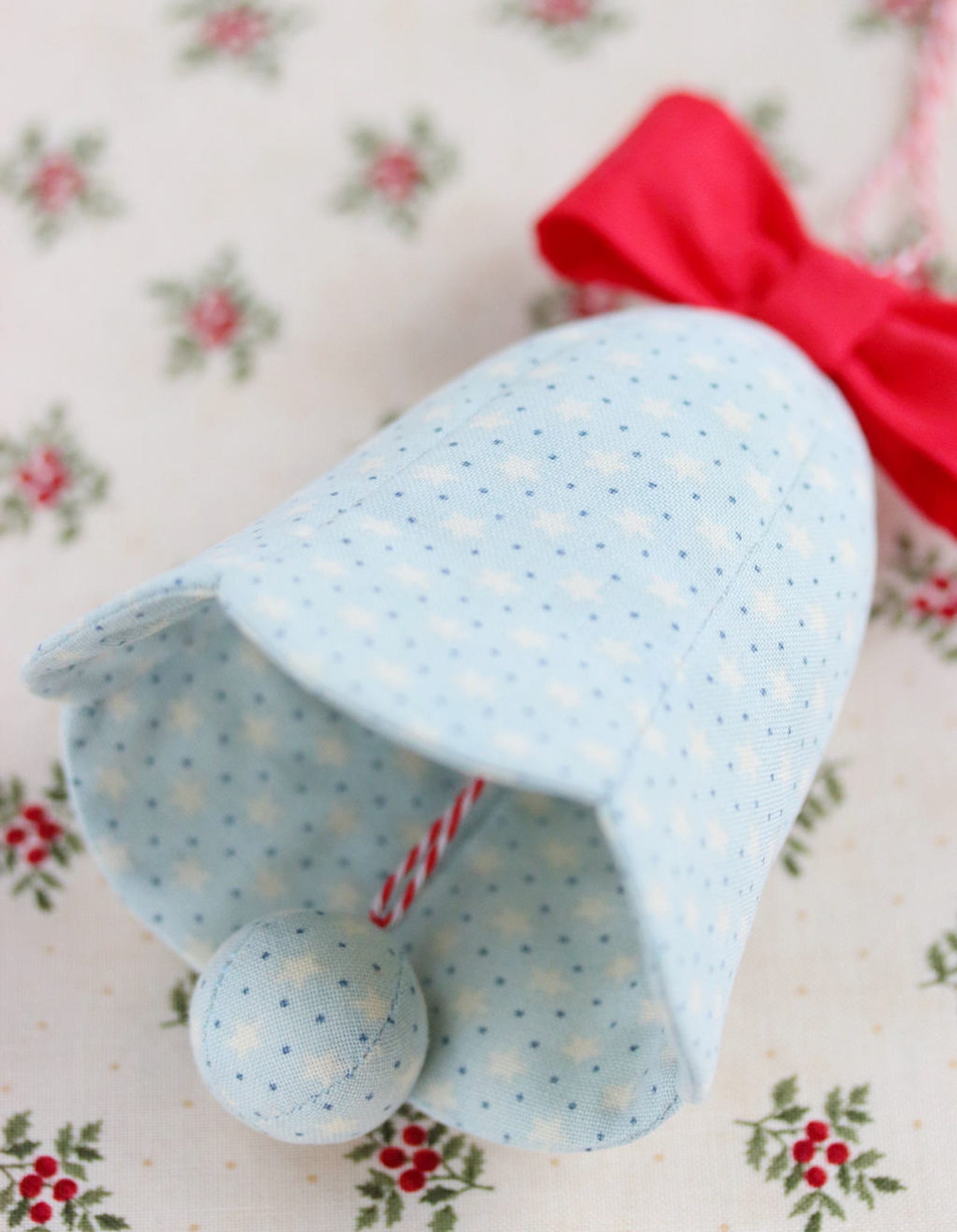 PDF Christmas Bell Sewing Pattern Fabric Christmas Ornament | Etsy