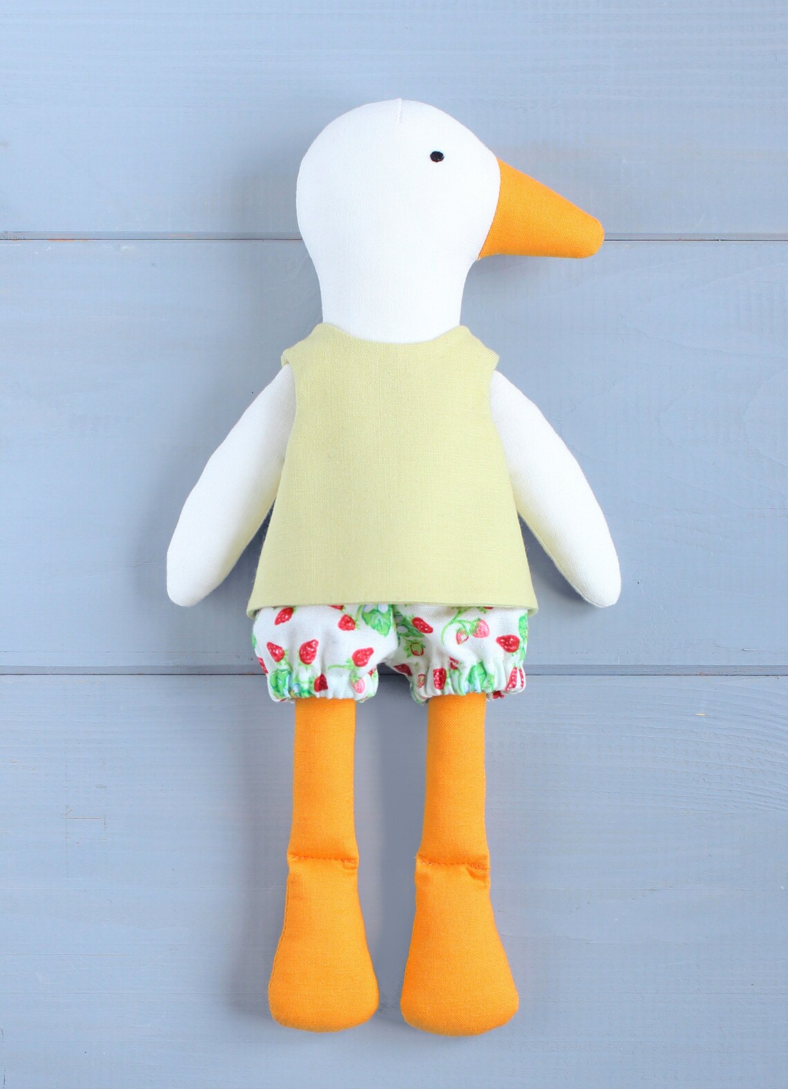 PDF Duck Sewing Pattern & Tutorial DIY Animal Rag Doll Soft | Etsy