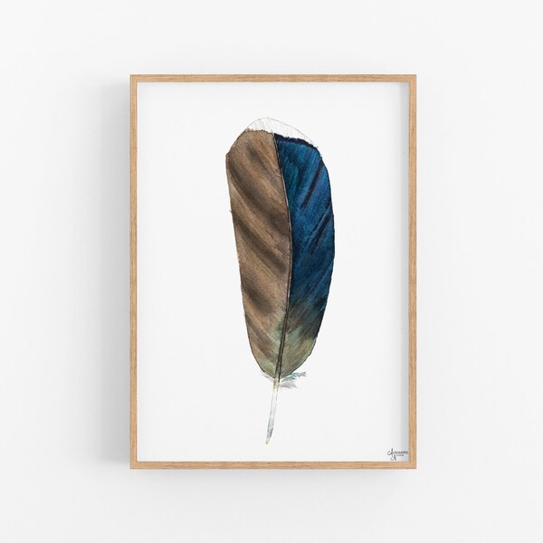 Feather Painting - Etsy