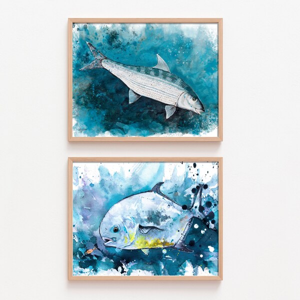 Saltwater Fish Art - Etsy