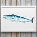 Wahoo Watercolor Art Print, Fish Wall Decor, Fish Print, Coastal Art - Etsy