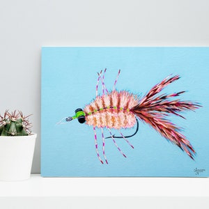 Merkin Fly Fly Fishing Art Fisherman Gifts Fly Fishing - Etsy