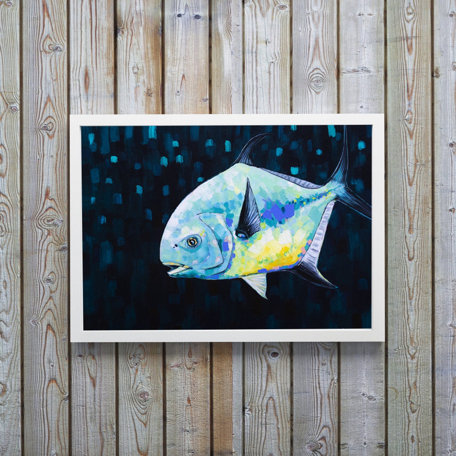 Permit Fish Permit Painting Fly Fishing Art Fish Art - Etsy