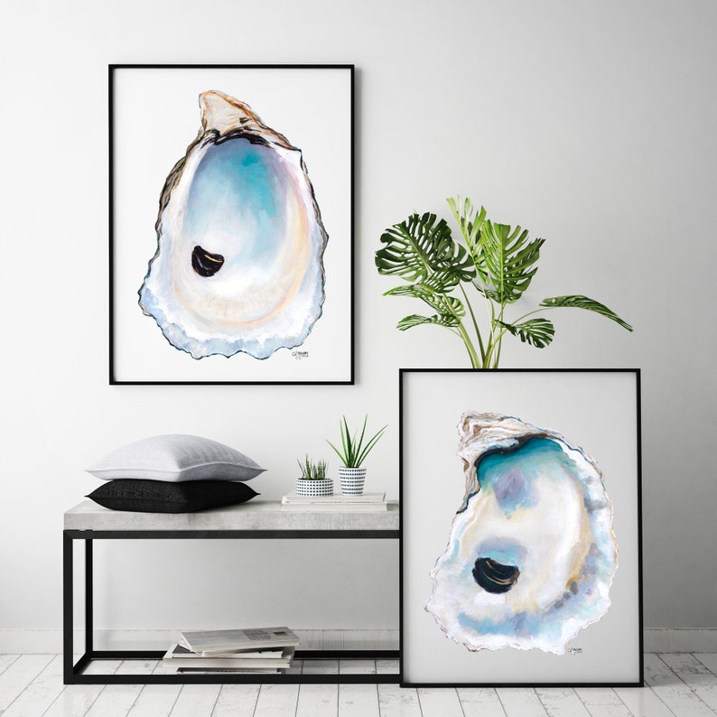 Oyster Print Set Print Set of 2 Discounted Art Gallery Wall - Etsy