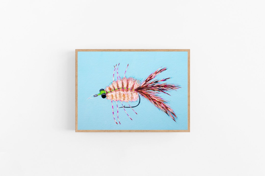 Merkin Fly Fly Fishing Art Fisherman Gifts Fly Fishing - Etsy