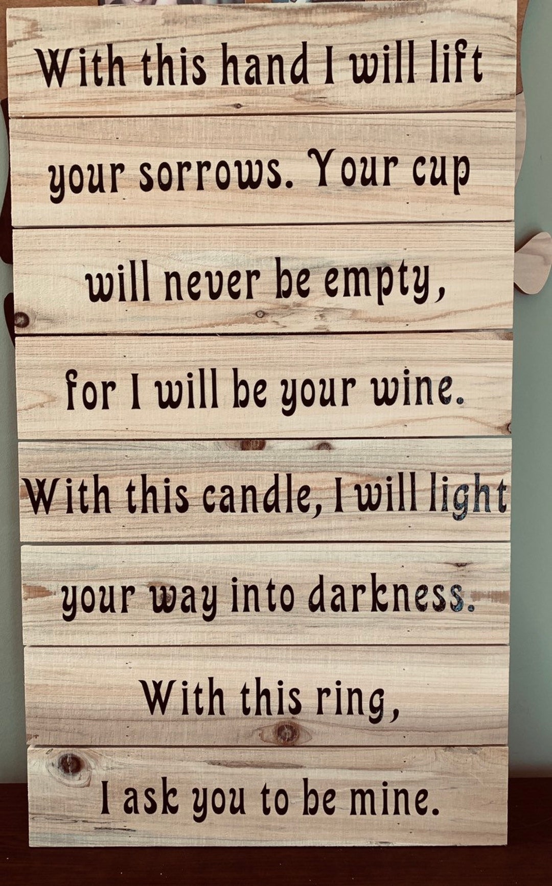 Corpse Bride Quote Wooden Sign Wall Decor - Etsy