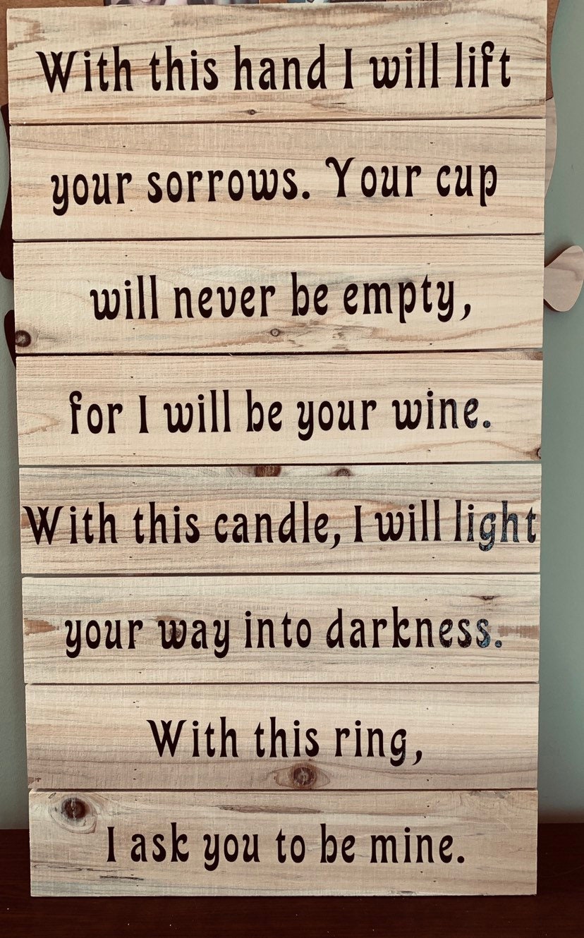 Corpse Bride Quote Wooden Sign Wall Decor | Etsy