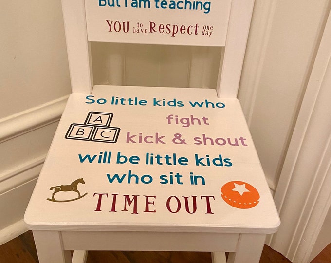 Kids Time Out Chair - Etsy