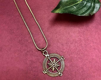 Compass necklace | Etsy