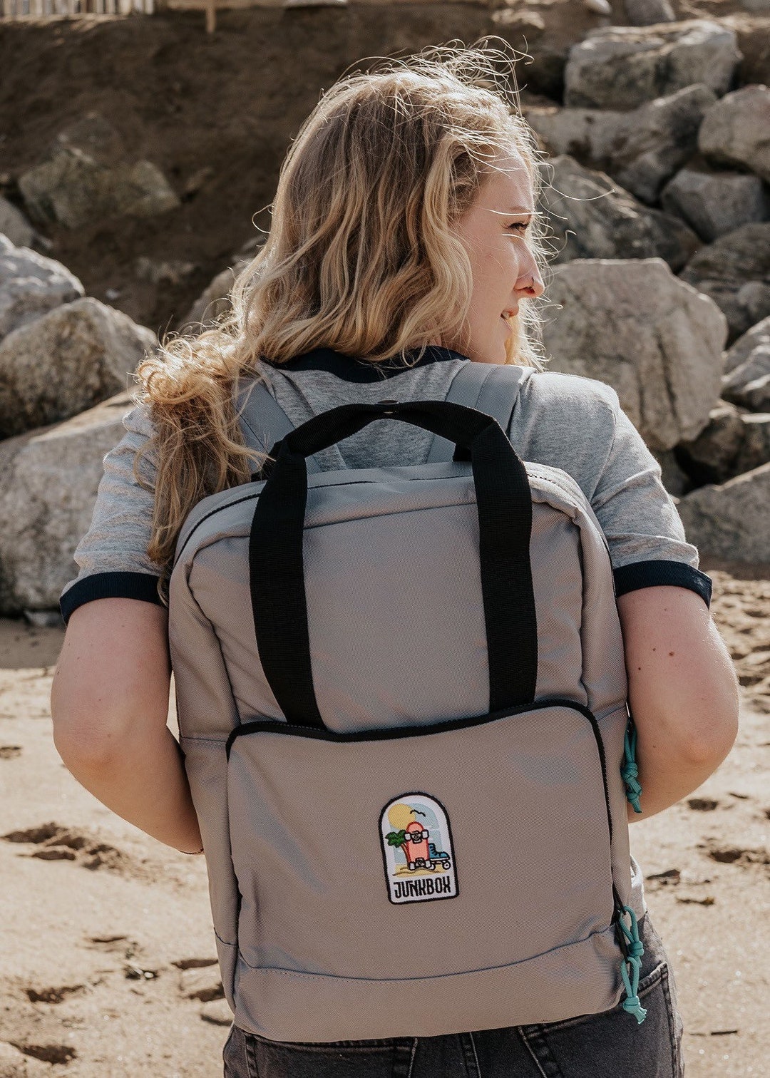 The Cooler Recycled Backpack in Grey ~ Cooler Bag, Insulated Rucksack ...