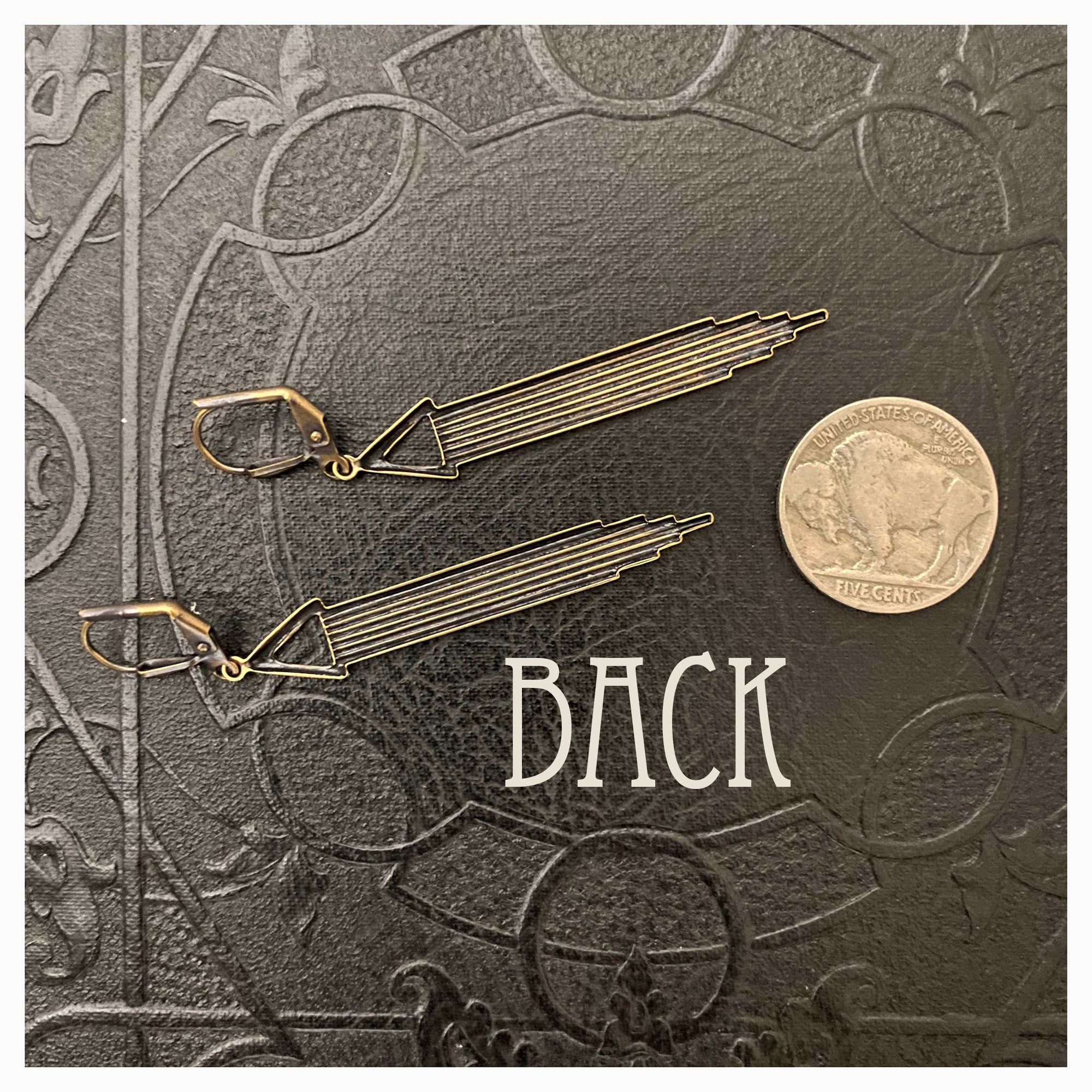 Vintage Gold Art Deco Earrings. Flapper Earrings. 1920's - Etsy