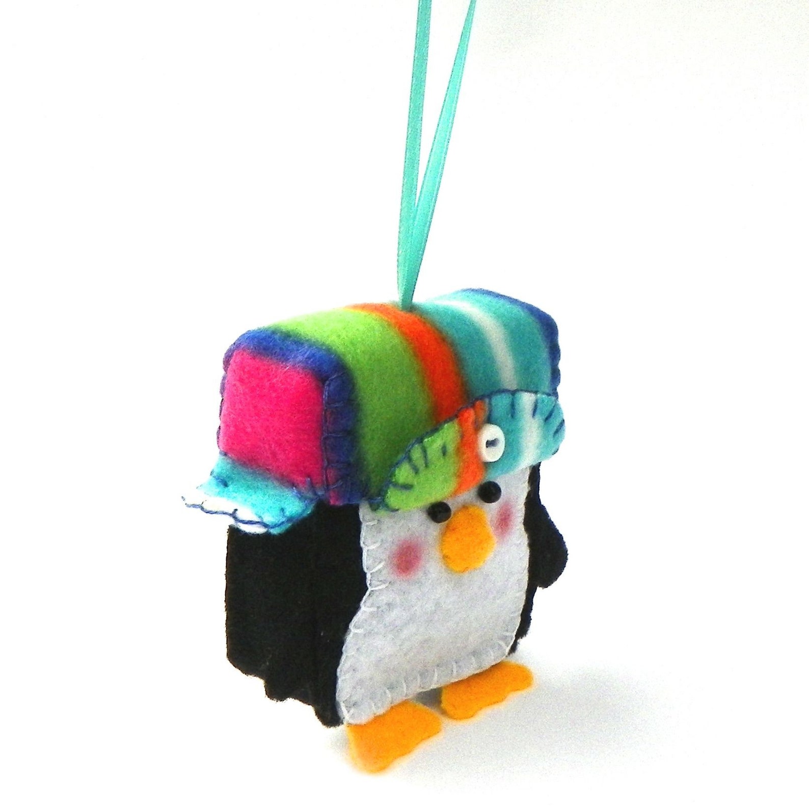 Square Penguin Felt Ornament PDF Pattern | Etsy