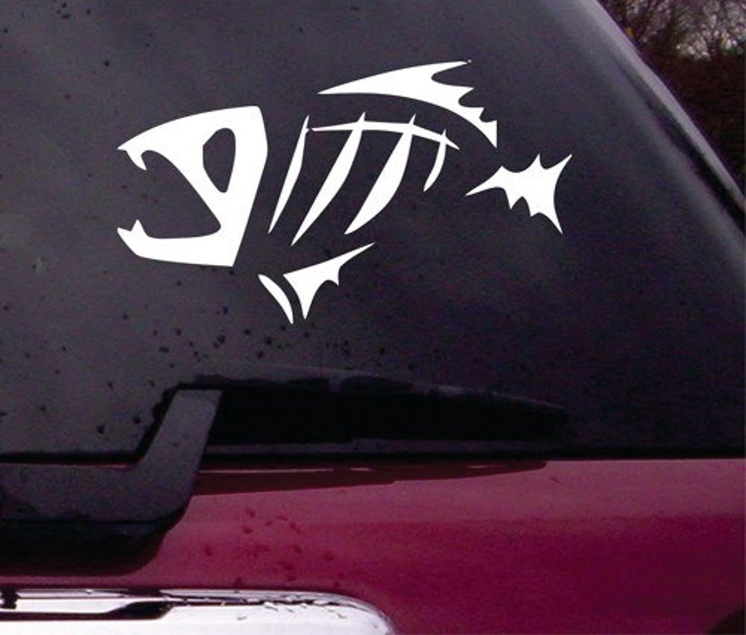 Fishbone Vinyl Decal Sticker Art Graphic Sticker Laptop Car Window - Etsy