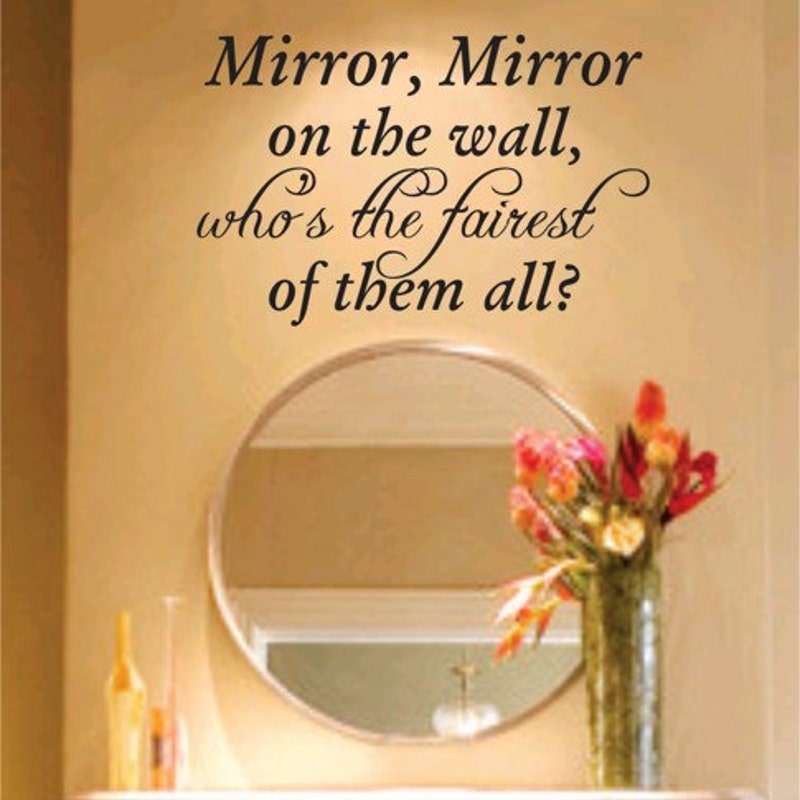 Wall Decal Mirror - Etsy