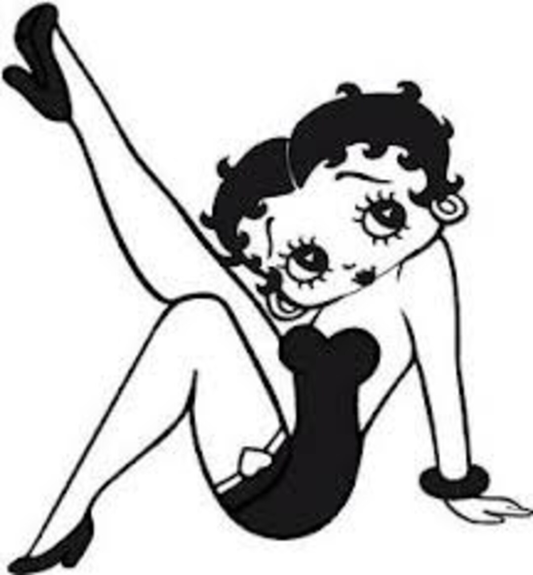 Betty Boop Sexy Wall Sticker Decal Art Teen Womans Room Etsy