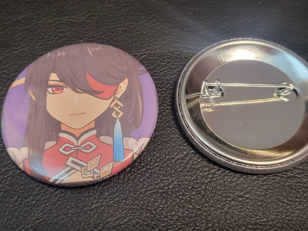 Genshin Impact; Beidou and Electro Button Set - Etsy Ireland