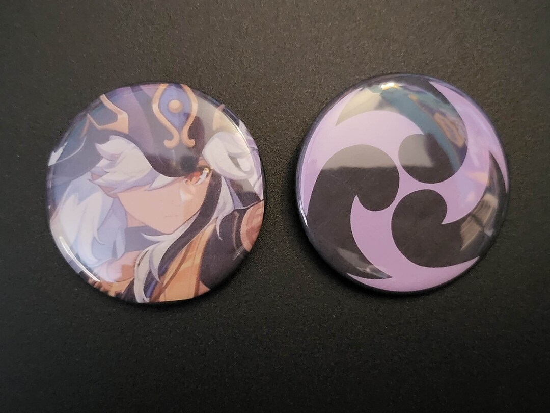 Genshin Impact; Cyno and Electro Element Button Set - Etsy