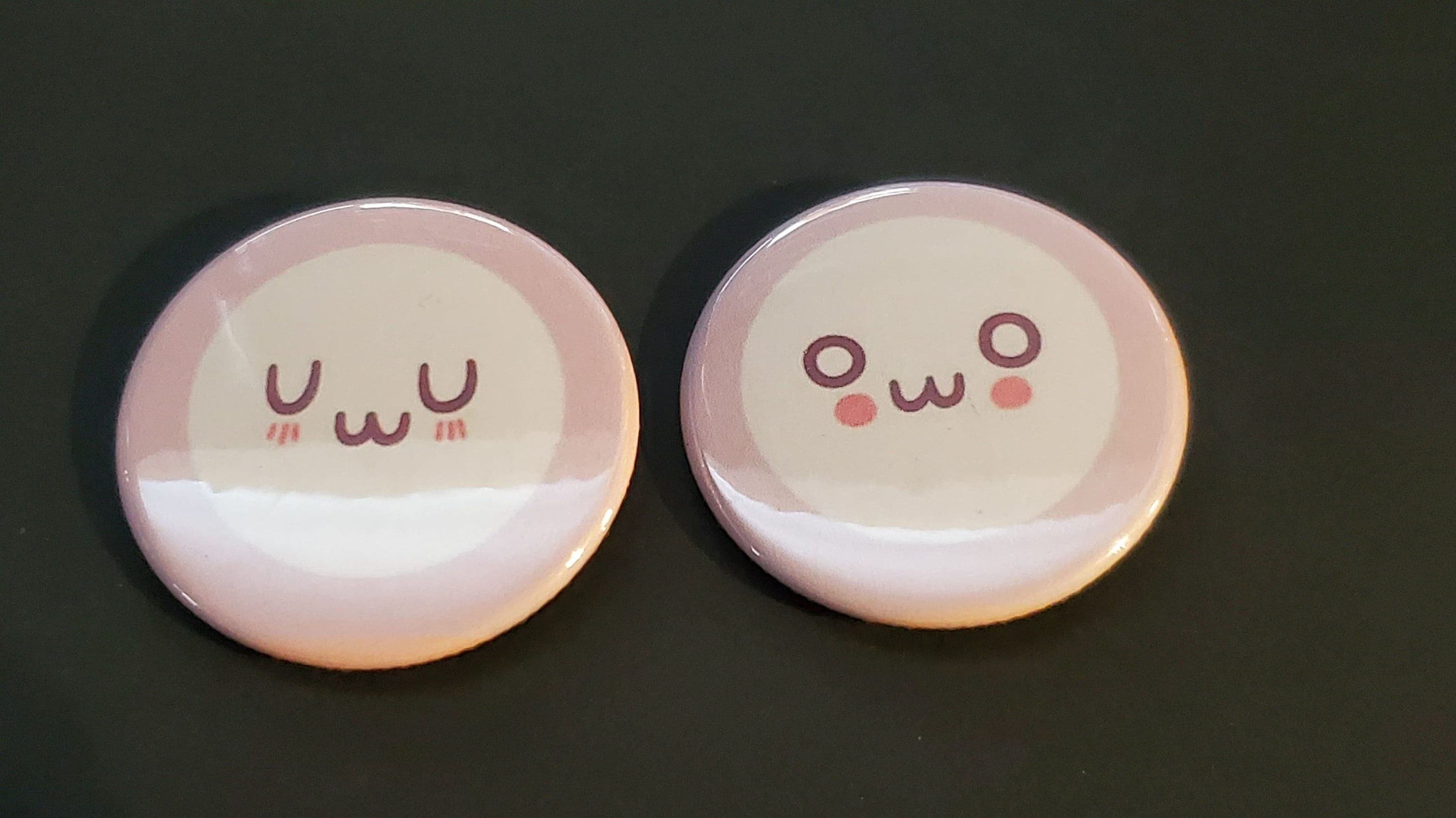 Kawaii uwu and owo button set cute emotes - Etsy Nederland