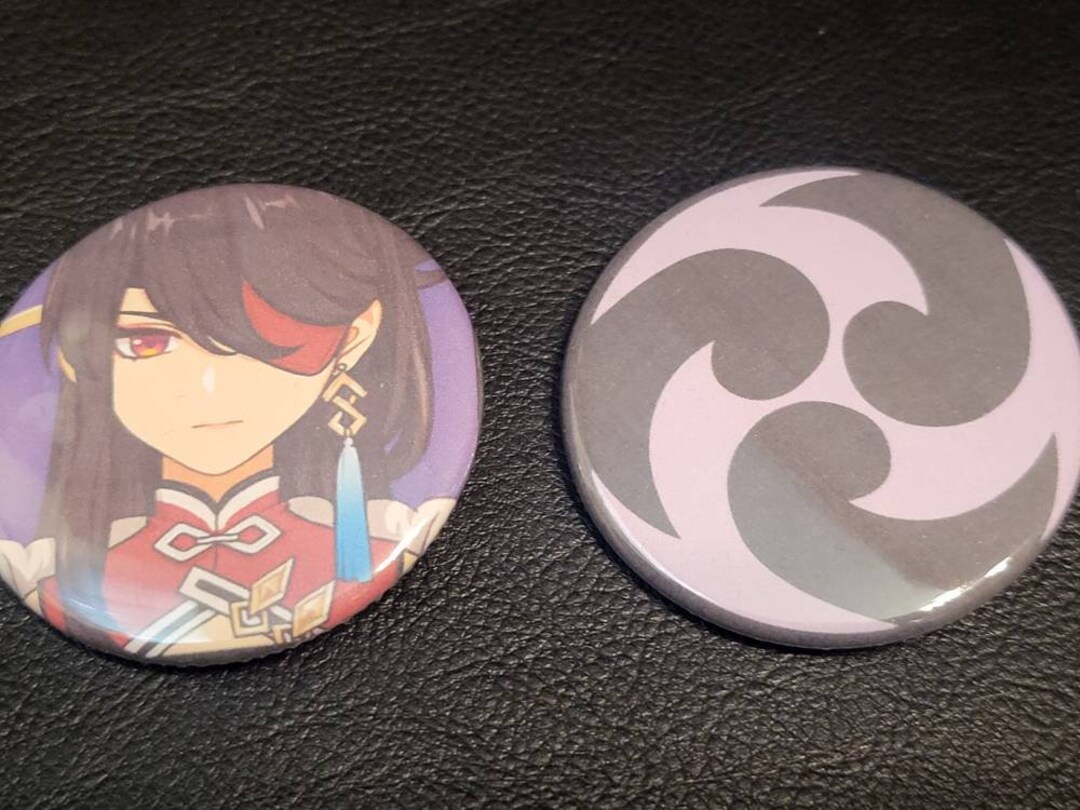 Genshin Impact; Beidou and Electro Button Set - Etsy