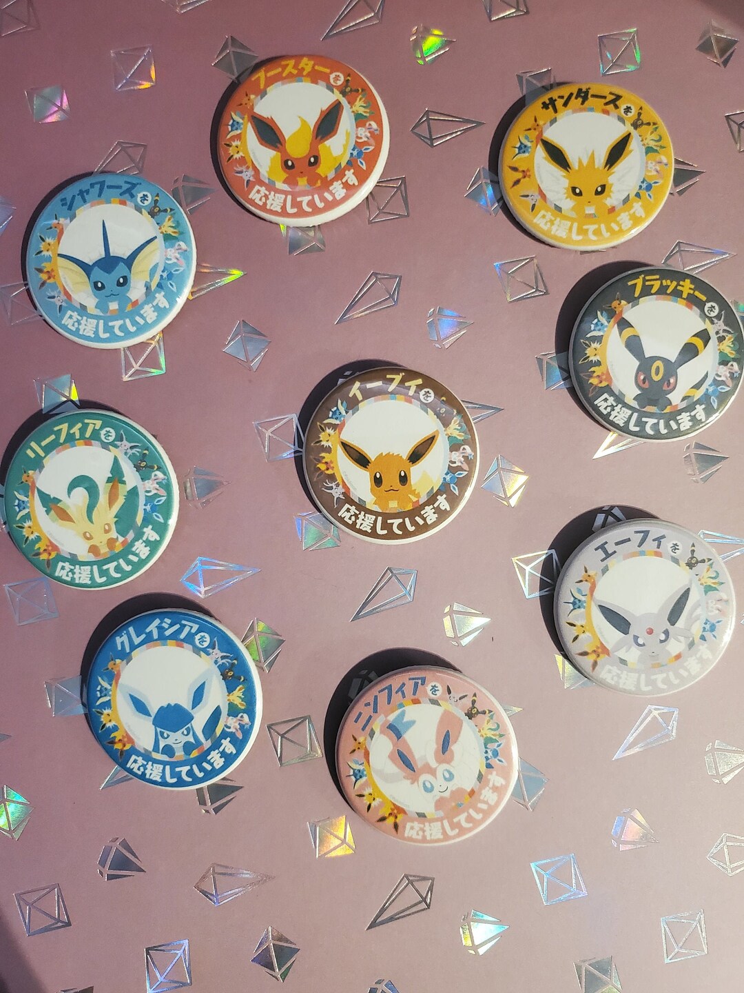 Pokemon Go Eevee Evolutions Button Set - Etsy