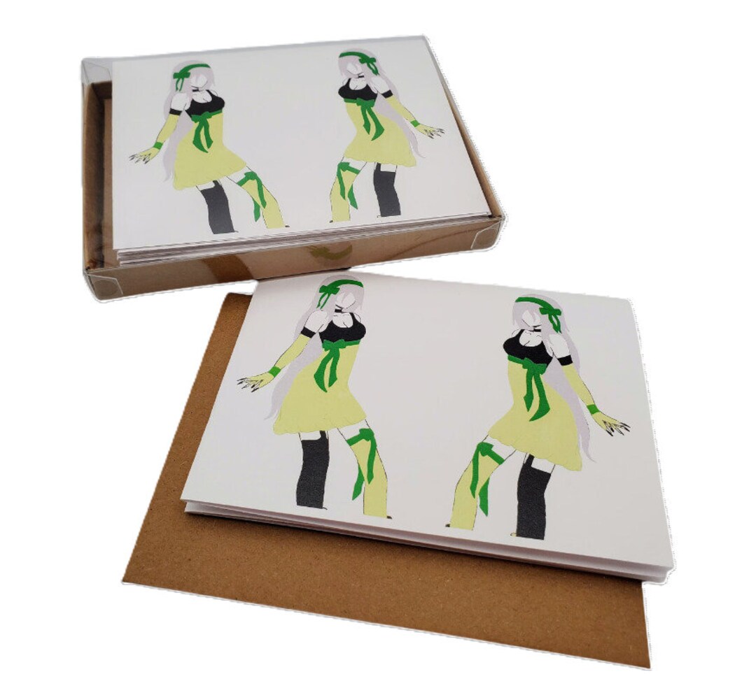 Idols-color Digital Art Pop Culture Boxed Set of 5 Blank Notecards W ...