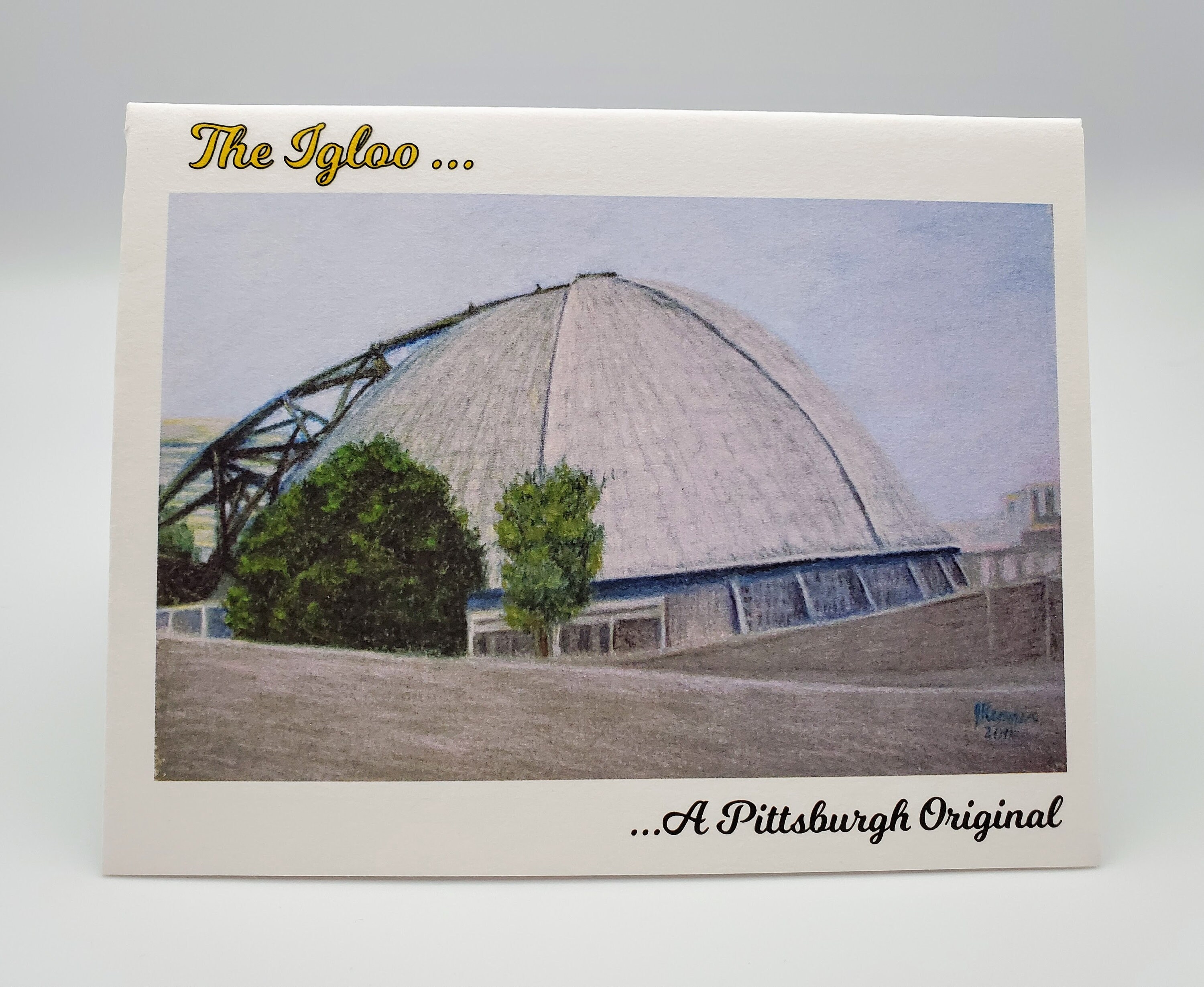 The Igloo-a Pittsburgh Original-civic Arena Pittsburgh Blank Notecards ...
