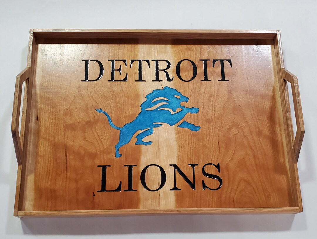 Detroit Lions Serving Tray, Catch All Tray, Display, Valet Tray - Etsy
