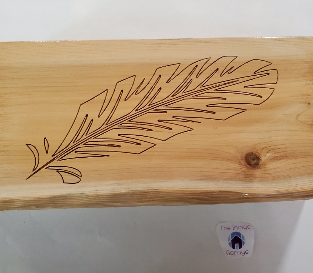 Native American Eagle Feather Keepsake Box. Made of Cedar - Etsy